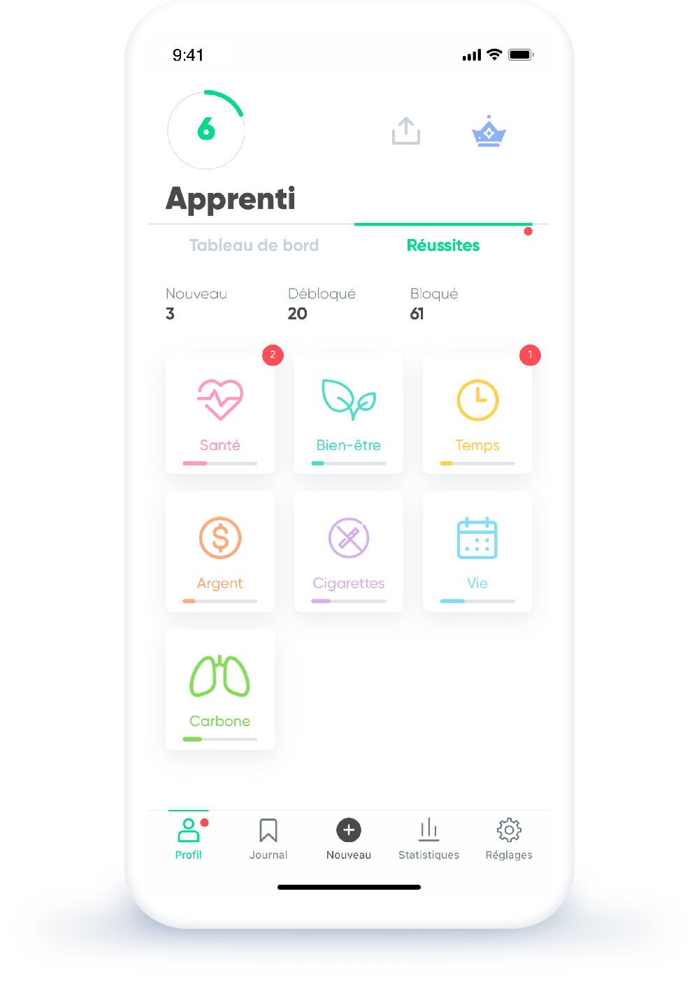 L’application numéro 1 pour arrêter de fumer - Kwit